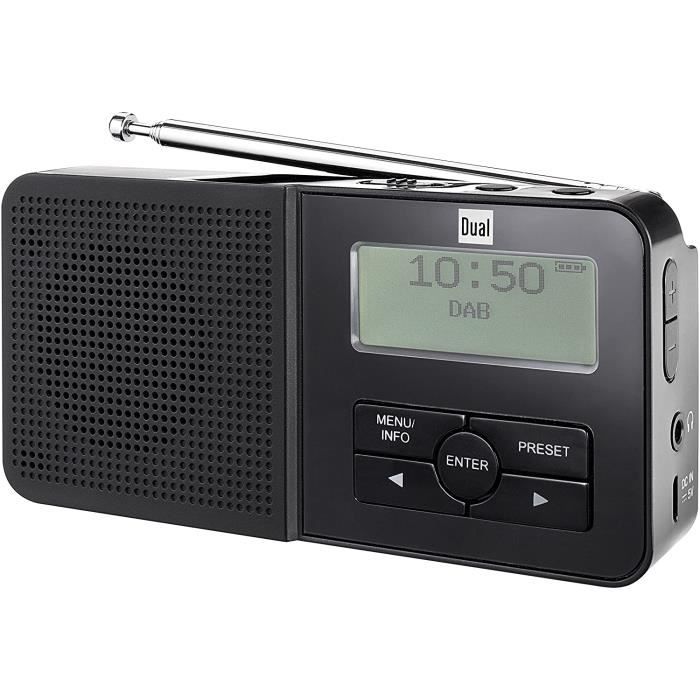 Dab Radio de Poche 2Radio numérique Tuner (FM-Dab +-Dab Portable, écran ...