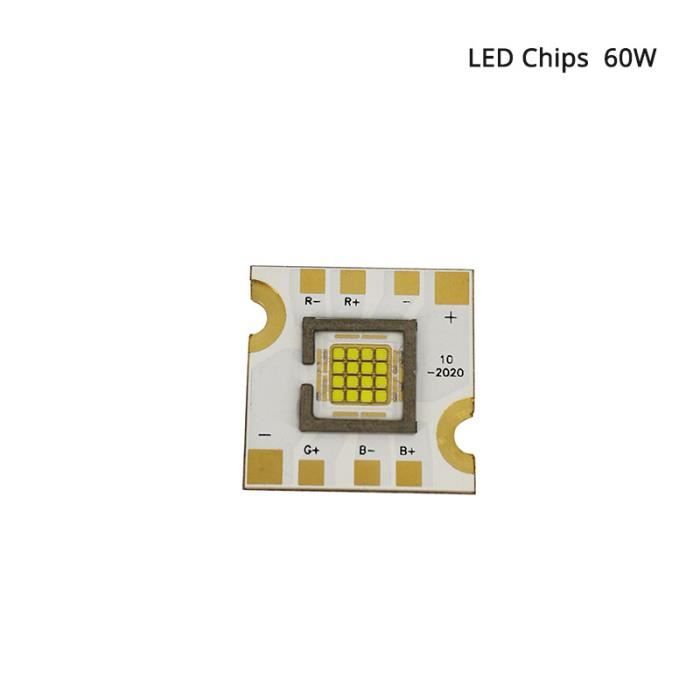 Effets de scène - LED - Gobo 60W - Lumière à tête mobile - Disco DJ ...