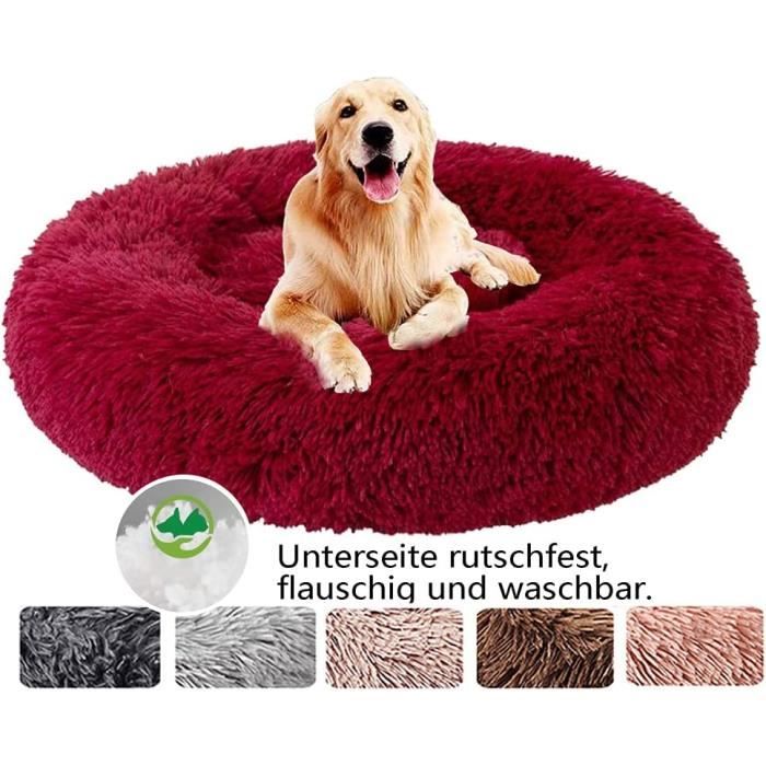 Coussin Chien Apaisant, Panier Rond En Peluche Chien Coussin Chien ...