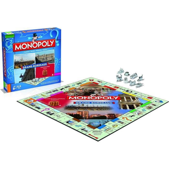 Monopoly Grand Bordeaux Jeu De Société Version Française[u832 ...