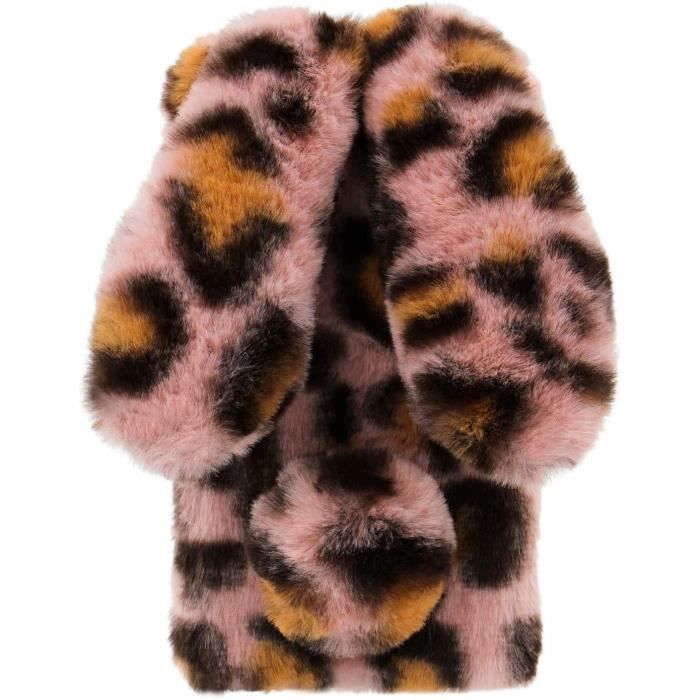 Nokia 2.4 Fourrure Mignon Lapin Bling Cristal Souple TPU Coque Anti ...