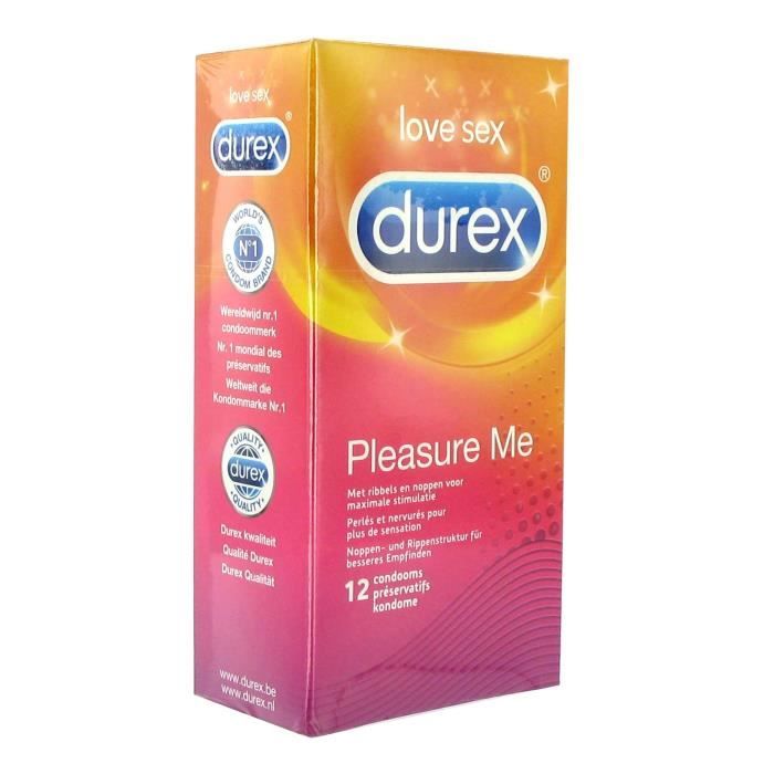 Préservatifs Durex Pleasure Me - Texturés Maximum de plaisir (En vrac - économique de 10 ...