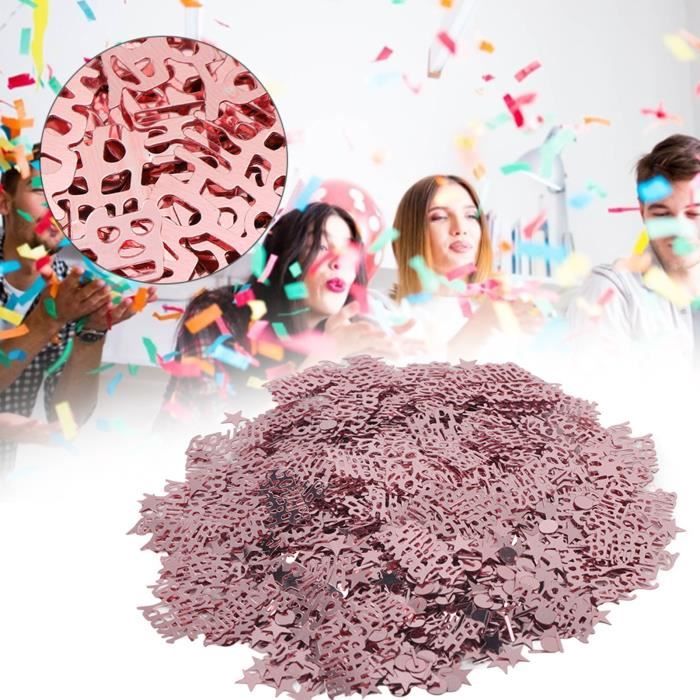 EJ.life Confettis Joyeux Anniversaire Letter Table Confetti, 2000pcs ...