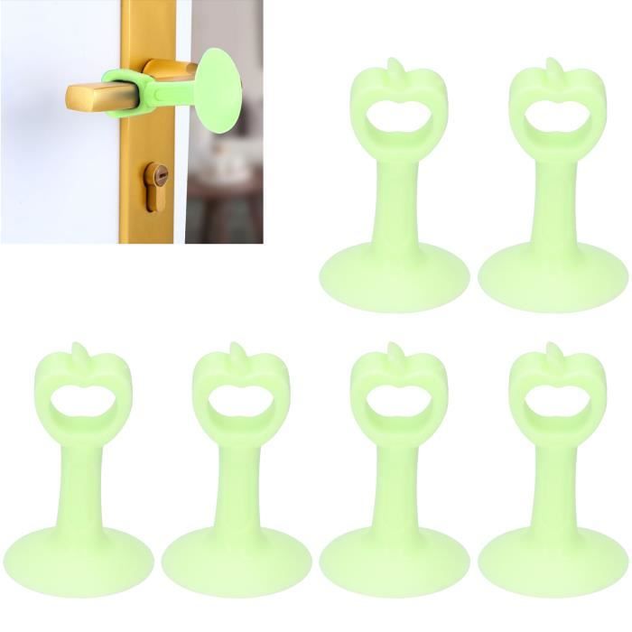 Pare-chocs de bouton de porte 6pcs Butée de Porte Protection de Mur en ...