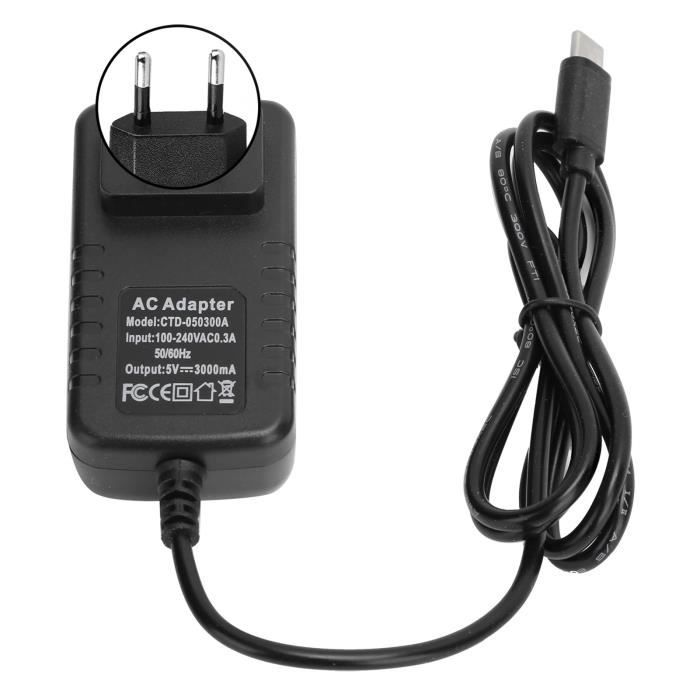 MSA Alimentation Pour Raspberry Pi 4B 5V 3A Adaptateur Secteur Chargeur ...