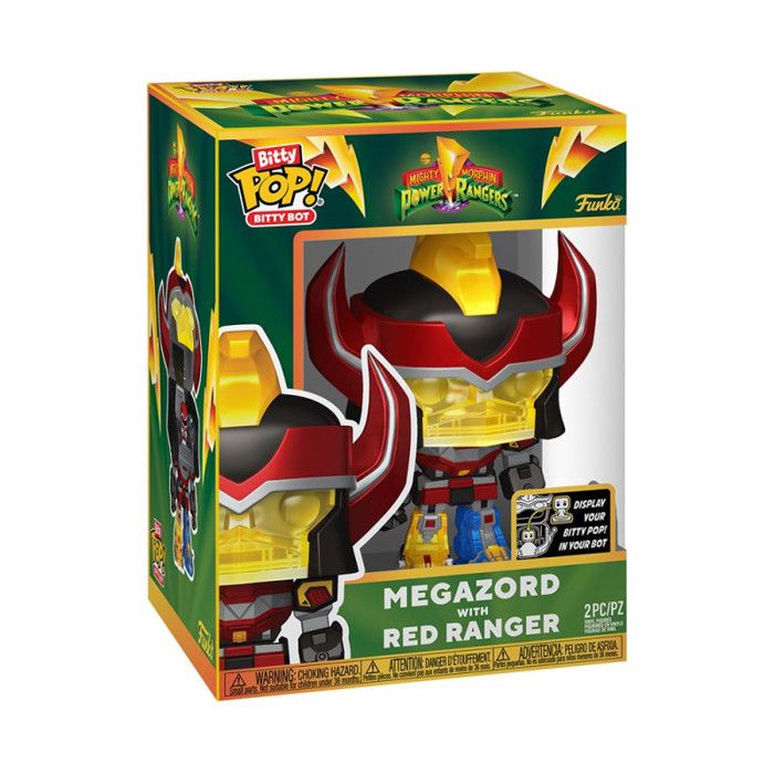 Figurine Funko Bitty Bots Power rangers Megazord avec ranger rouge ...