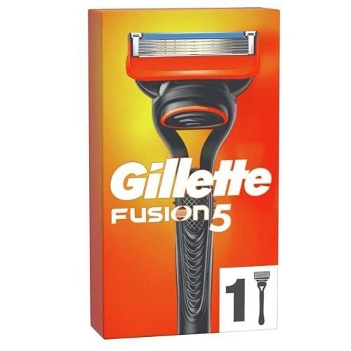 GILLETTE FUSION5 HOMME RASOIR DE SÉCURITÉ AVEC 5 LAMES ANTIFRICTION 77 ...