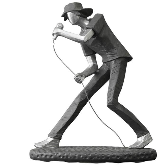 Rock Band Player Statue de Résine Tabletop Ornement, Chanteuse ...