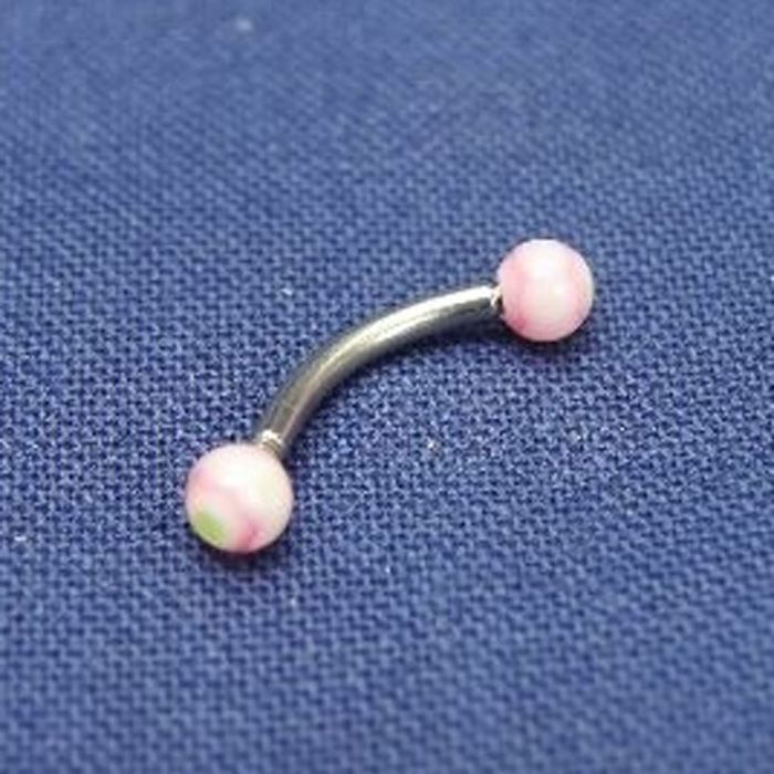 Piercing Arcade Tecno - LES TRESORS DE LILY - Rose Vert - Femme - Acier ...