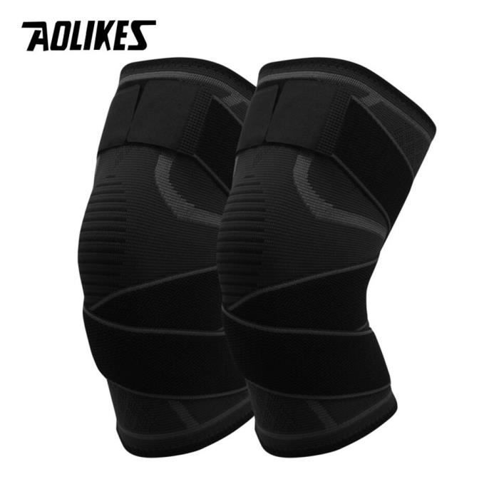 Protège-genou,genouillères de sport élastiques pressurisées, 1 paire de ...