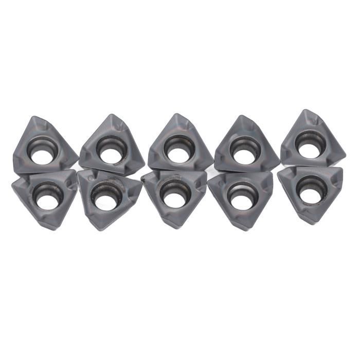 Omabeta Insertion de tournage 10 pièces tournant Insert carbure cémenté Cutter fraisage CNC Kit ...