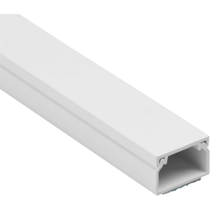 D-Line Goulotte Carrée, Cache-câble auto-adhésif, Gestion et masquage ...