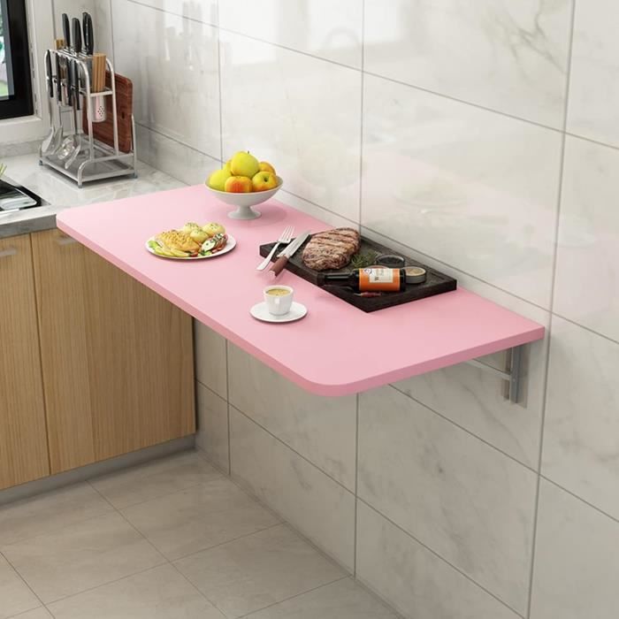 Bureau Mural Pliant, Table Murale Rabattable, Table Pliante Pour ...