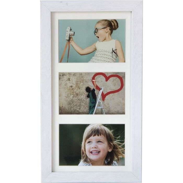 Cadre 18 X 35 Cm Cadre Multi Photo Pour 3 Photos 10 X 15 Cm (Cadre ...