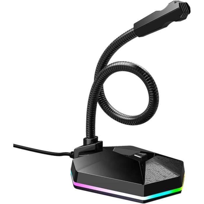 1 Pc Microphone De Bureau Pliable Micro D'Ordinateur Usb Micro Usb ...