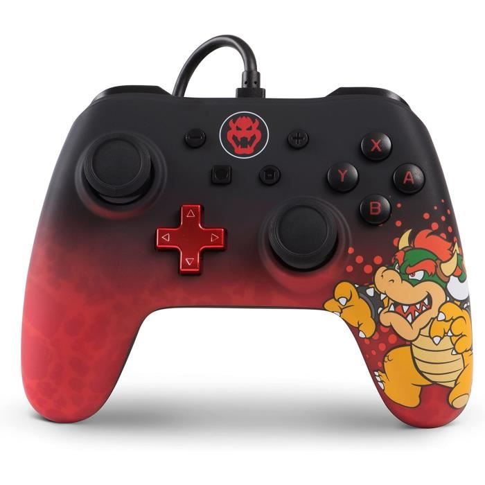 Manettes Pour Console Nintendo Switch Iconic - Bowser[b1306 ...
