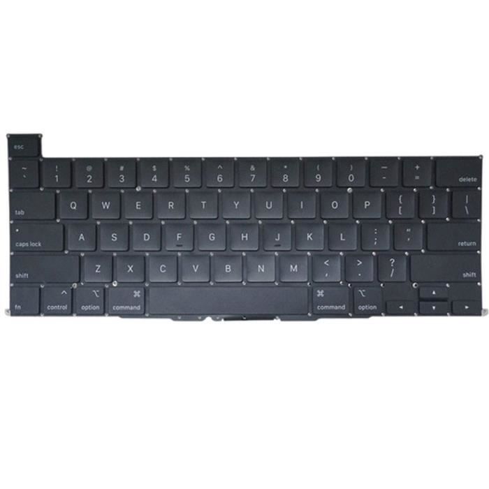 Clavier US Layout Classic Remplacement Clavier Ergonomique Noir pour ...