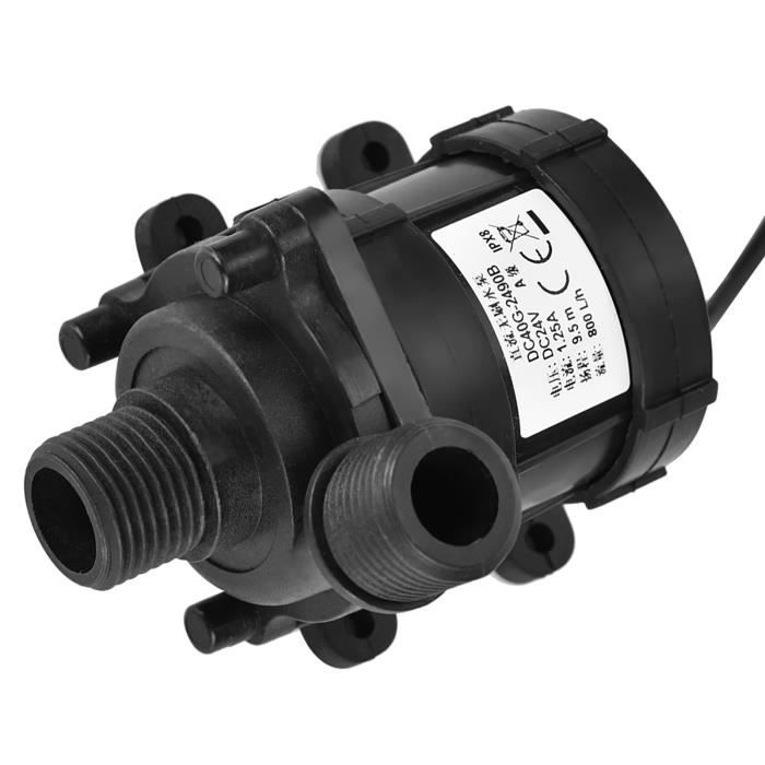 VBESTLIFE Pompe à eau 24V Mini pompe à eau sans balai ultra silencieuse ...