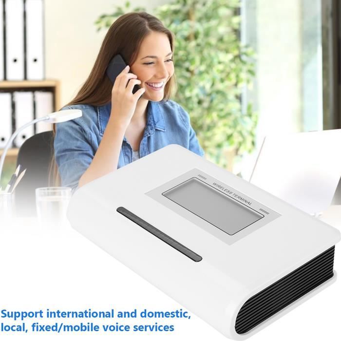 Appelant GSM 100-240V FWT Terminal Fixe Sans Fil GSM SIM Téléphone ...