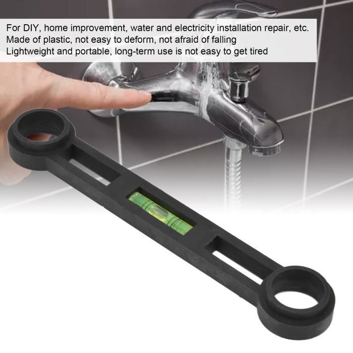 DUO niveau de torpille 4 pièces niveau de pied incurvé mesure précise ...