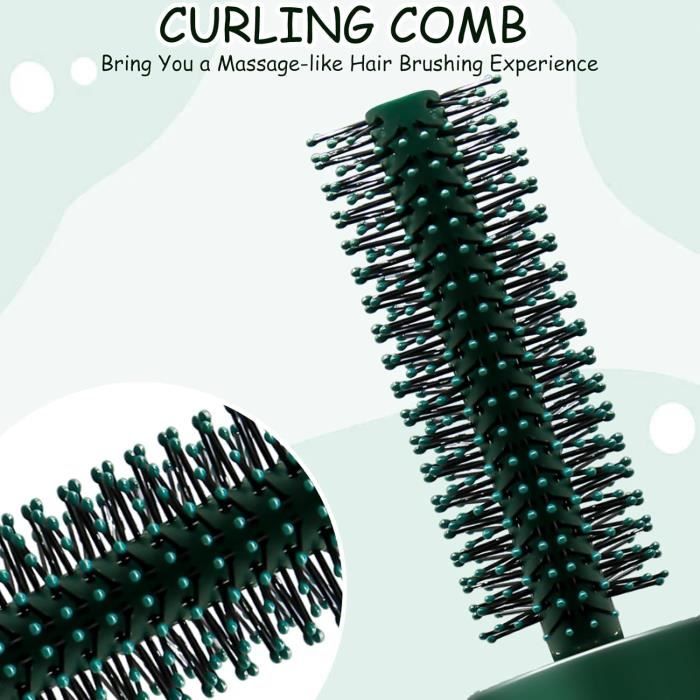 Brosse ronde voyage pour sécher, Brosse à cheveux bouclés Brosse à ...