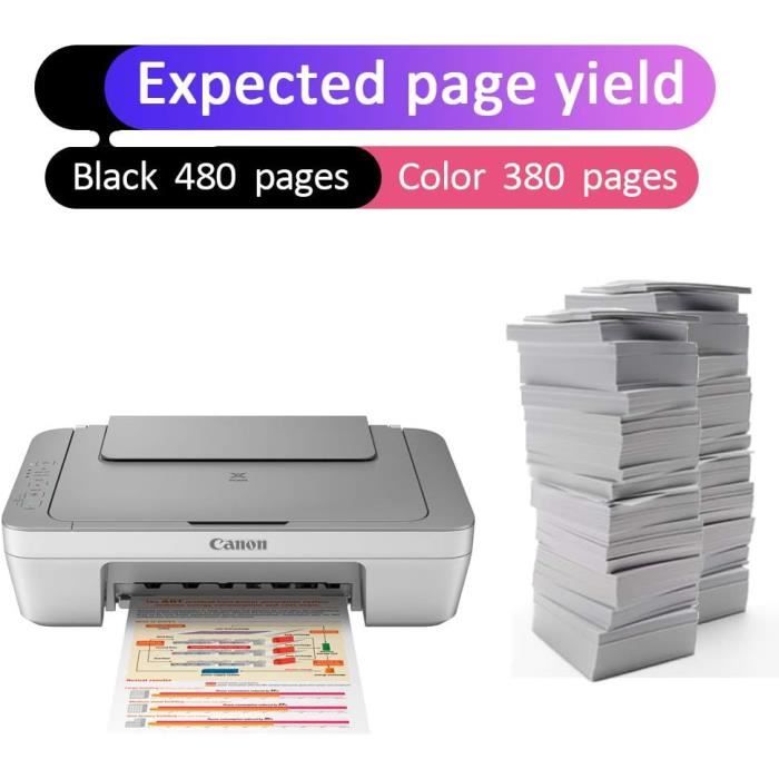 Cartouches D'Encre Remplacement Pour Pg-545 Cl-546 Xl Pour Pixma Mx495 ...