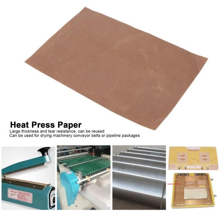 Duokon feuille de film PTFE Feuille de PTFE papier antiadhésif fibre de ...