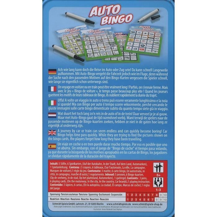 Jeu Bingo Bring M Boîte métallique Multicolore.[G1158] - Cdiscount Jeux ...