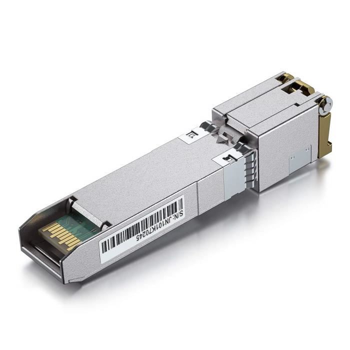Module 10Gb Sfp+ Rj45- Transceiver Cuivre 10Gbase-T Sfp+ Compatible ...