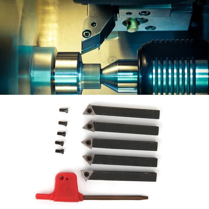 SUC-Ensemble d'outils de tournage indexables Outils de tournage de tours d'usinage, jeu d'outils ...
