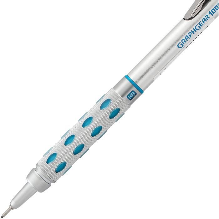 Pentel Graphgear 1000 Porte-Mine 0,7 mm Canon Rentrant Métal - PG1017C ...