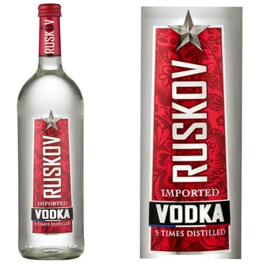 RUSKOV vodka 1L 37,5° Vodka Française - La cave Cdiscount