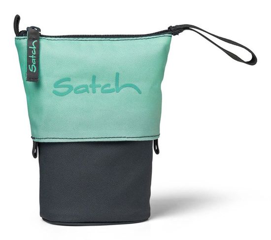 Satch Trousse à crayons gris foncé menthe pour femme et homme - Pencil Slider Gradient Mint ...