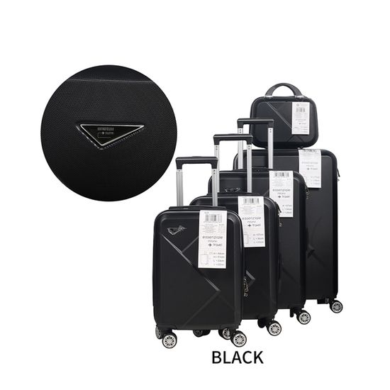 YSTYLE Luggage Set 5 Piece Suitcase Sets with Spinner Wheel,Hardside ...