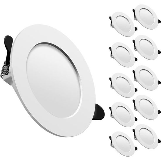 Spot Led Encastrable, Extra Plat, Encastré Lampe Plafonnier Plat Rond ...