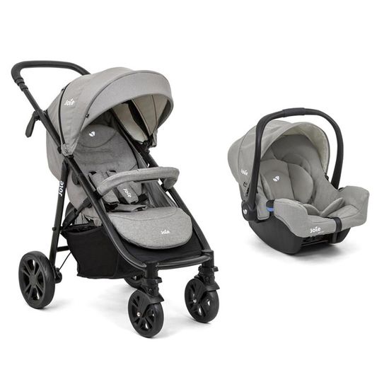 JOIE - Poussette DUO LITETRAX DLX Gray + GEMM Pebble JOIE - Cdiscount ...