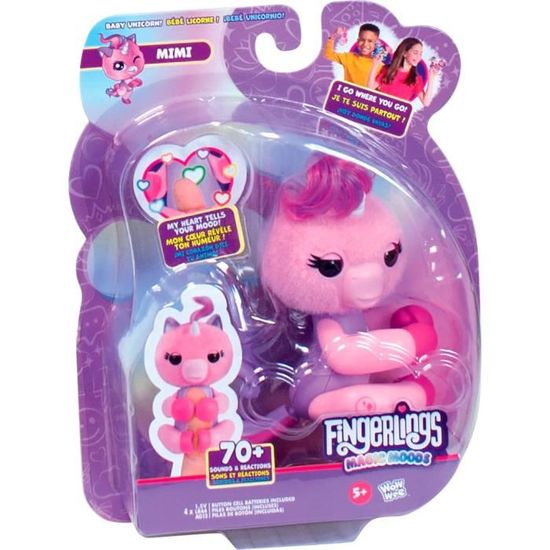 Fingerlings - LANSAY - Magic Moods Mimi la licorne - Jeu de récré - Dès ...