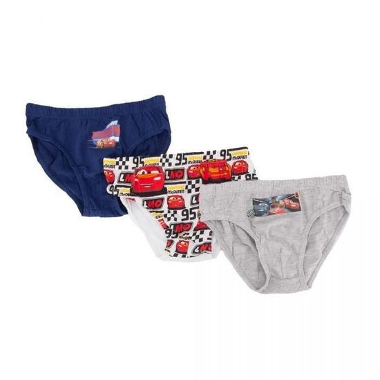 Slip lot x3 cars Enfant, Bébé DISNEY Bleu fonce - Cdiscount Prêt-à-Porter