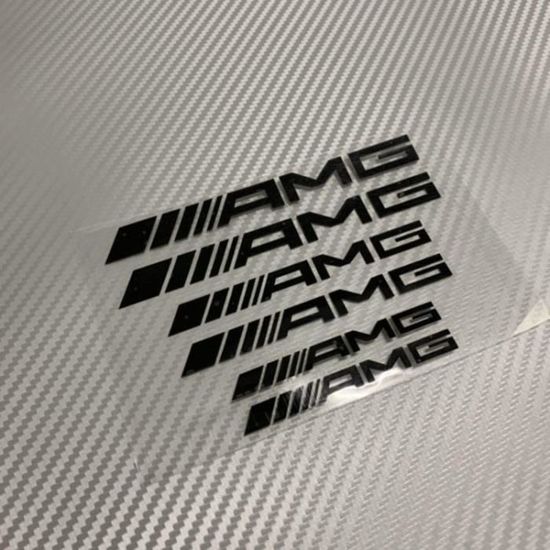 6 pièces Stickers Autocollant Etrier De Frein pour AMG - Cdiscount Auto