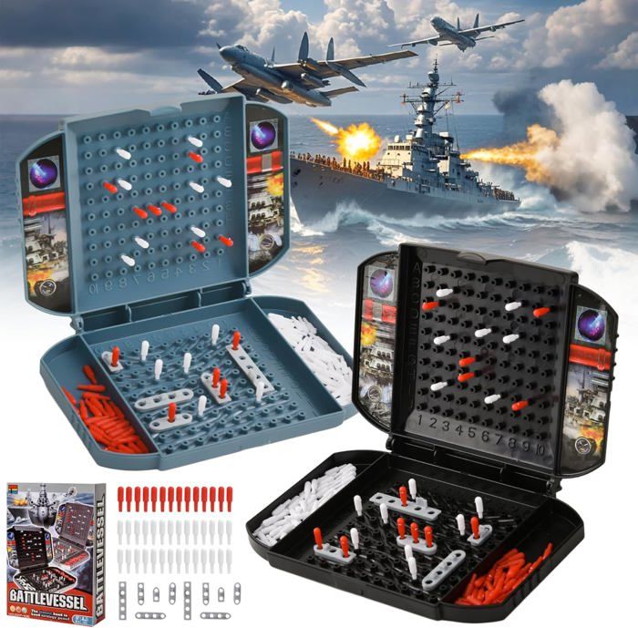 Jeu De Bataille Navale,Battleship Jeu De Société Classique En Petit ...