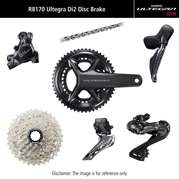 Groupe complet Shimano Ultegra R8170 Di2 Disc - Noir - 165 mm/11-30 ...
