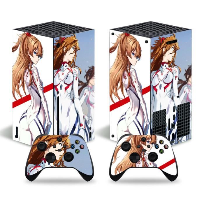 Série TNX-4717 - For Xbox Series X Anime EVA Girls PVC Skin Vinyl ...