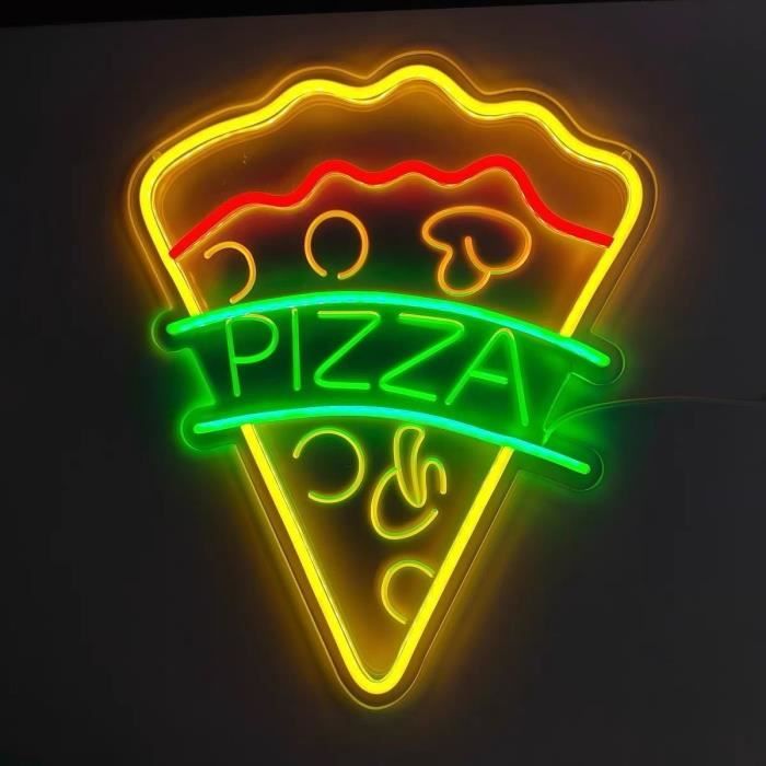 Pizza 30x24cm USB - Enseignes murales en néon pour hamburgers, 5V, en ...