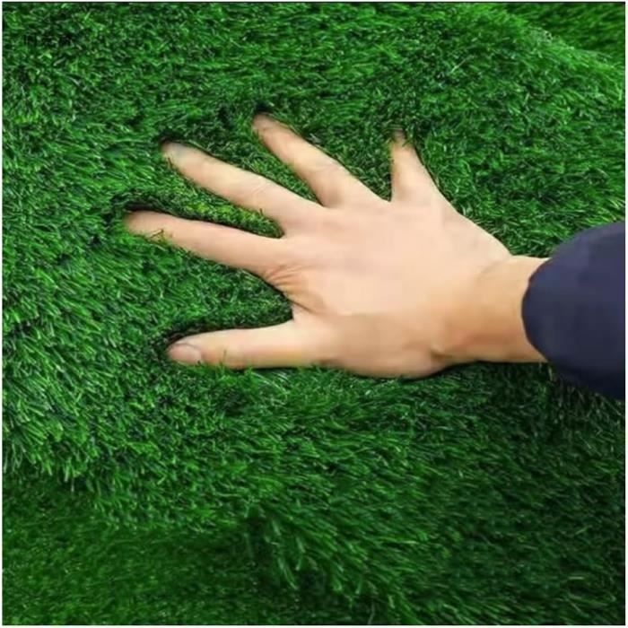 Gazon Artificiel Synthétique Tapis Extérieur Intérieur Tapis 2 X 10M, 25Mm Réaliste Faux Tapis D ...