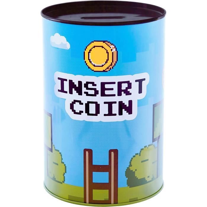 FISURA - Tirelire Originale Insert Coin. Tirelire Boîte Cadeau Gamer ...