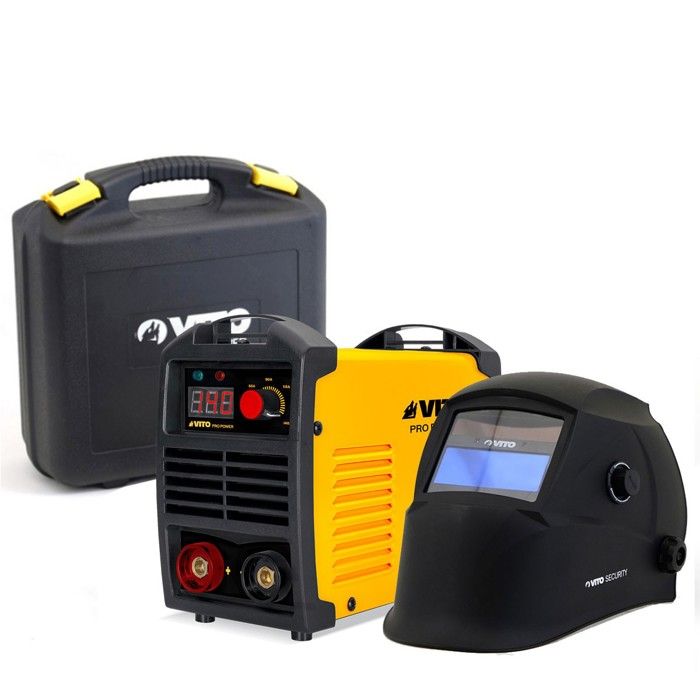 Poste a souder inverter MMA numerique VITO 140 + Cagoule LCD VITO ...