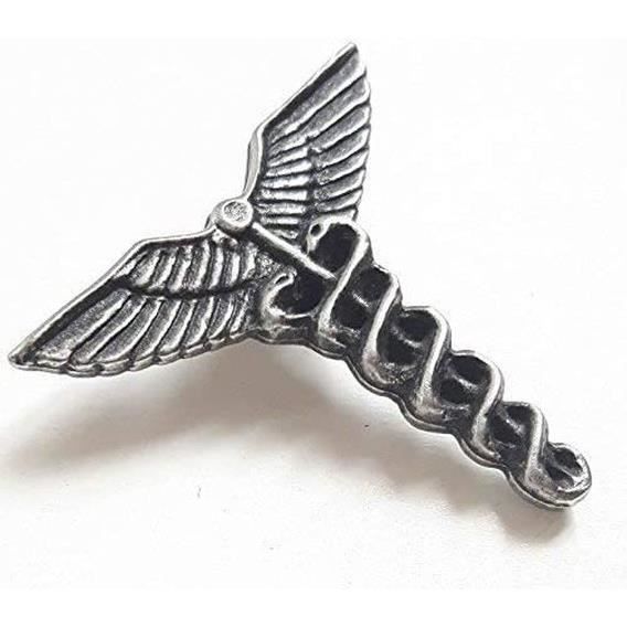 Emblems-Gifts Caducée Artisanal De Étain Anglais Revers Broche Badge ...