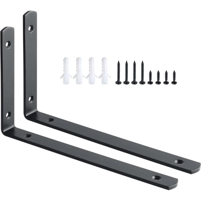 Équerres Étagère De Fixation Murale Support Tenture En Métal Support D ...