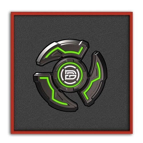 Advanced Mute Luminous Fidget Spinner Alloy Metal Finger Spinner R188 ...