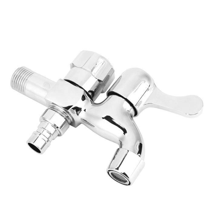 EJ.life Washing Machine Water Tap, Copper Faucet, Water Faucet, Dual ...
